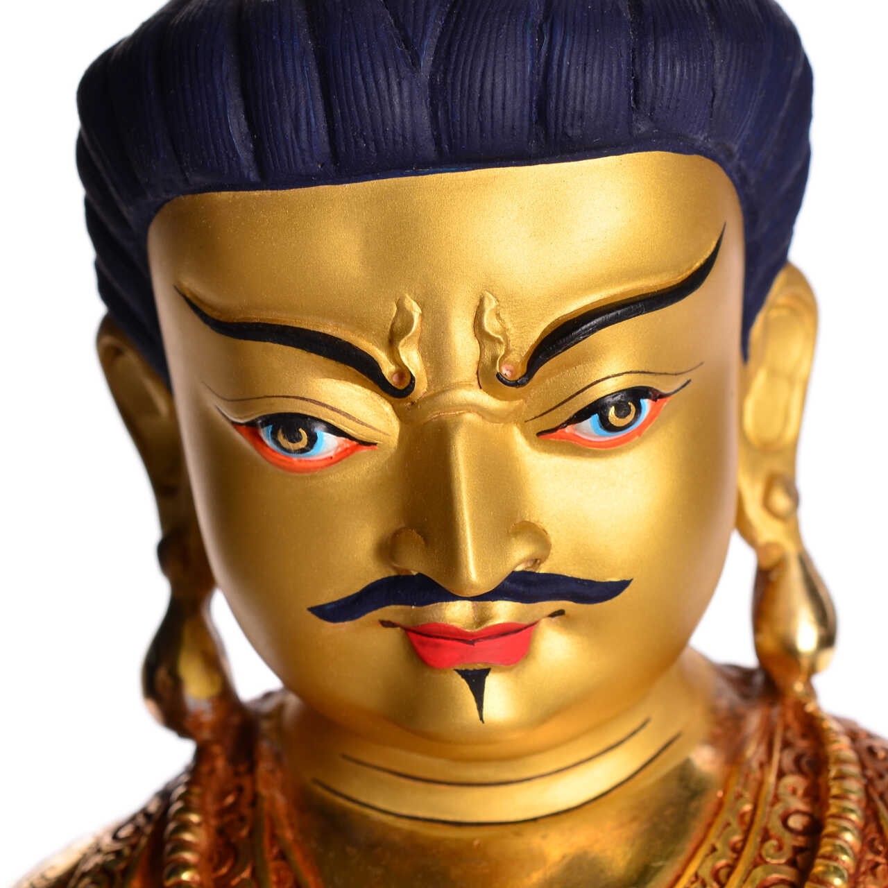 Marpa Buddha Replika Statue vollfeuervergoldet 25 cm Nepal kaufen