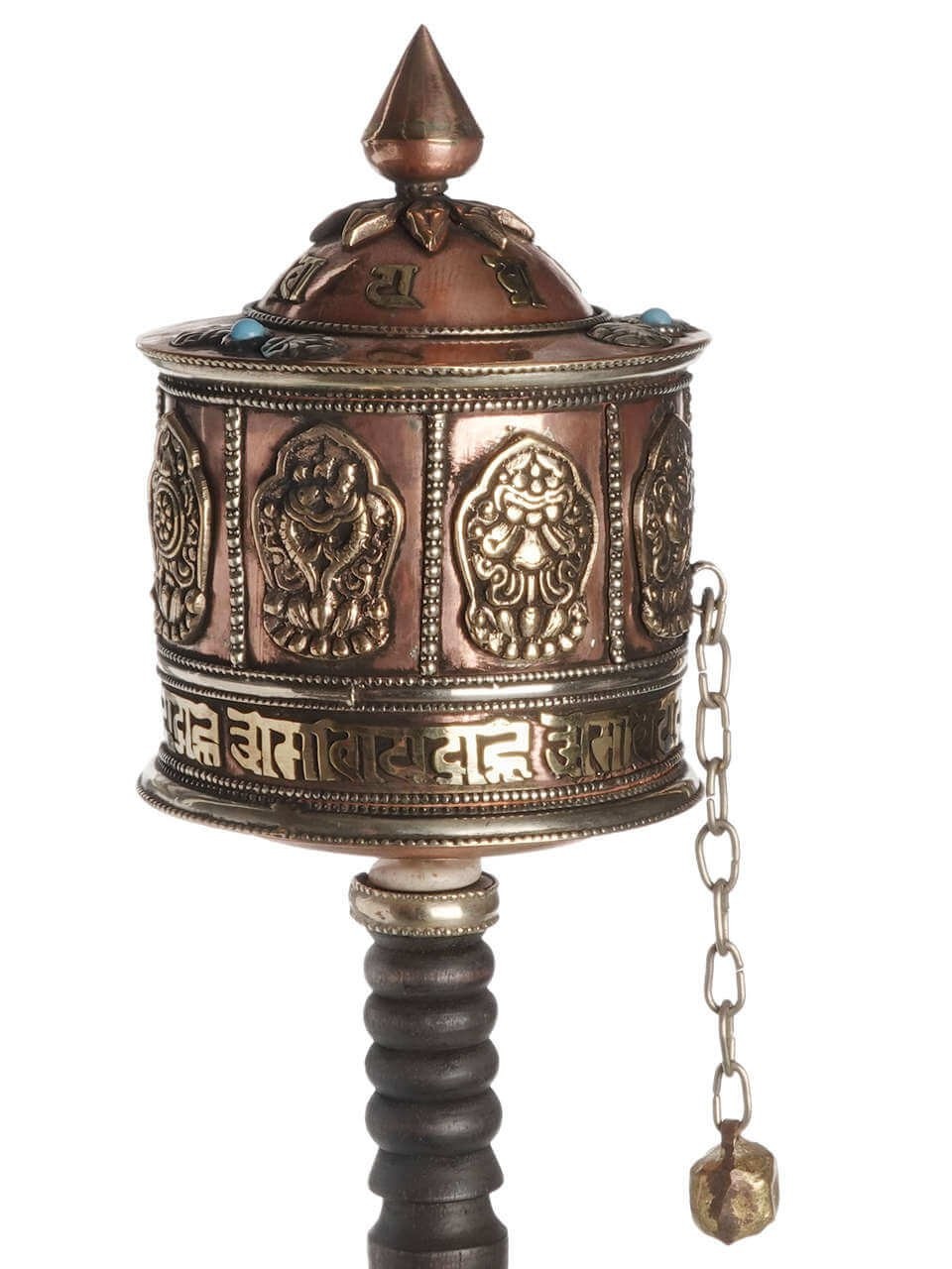 Table Prayer wheel - Mani wheel wood