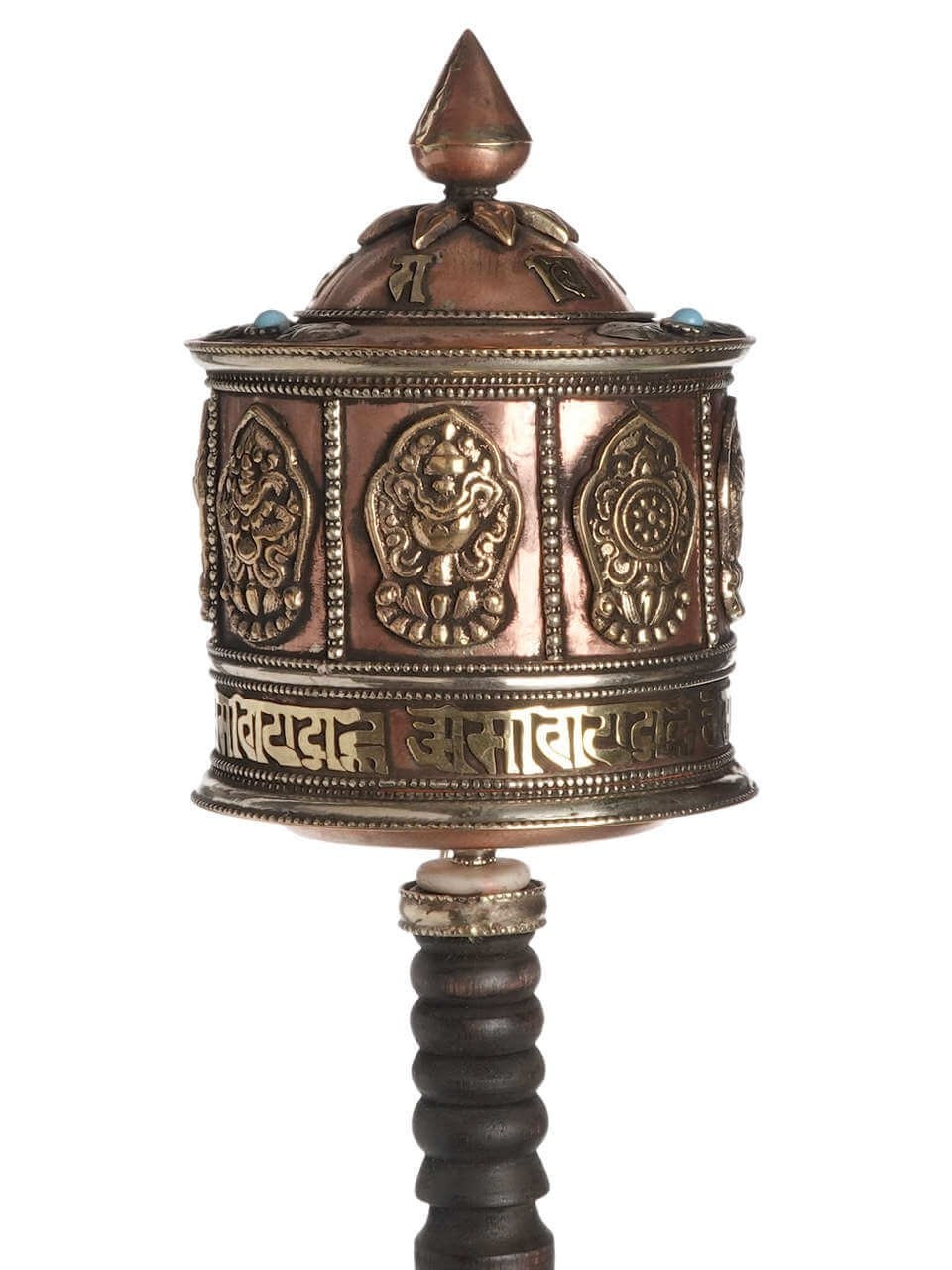 Table Prayer wheel - Mani wheel wood