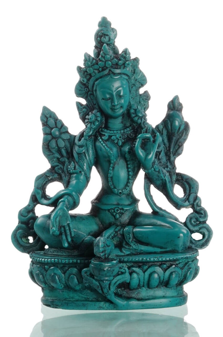 Green Tara Buddha statue