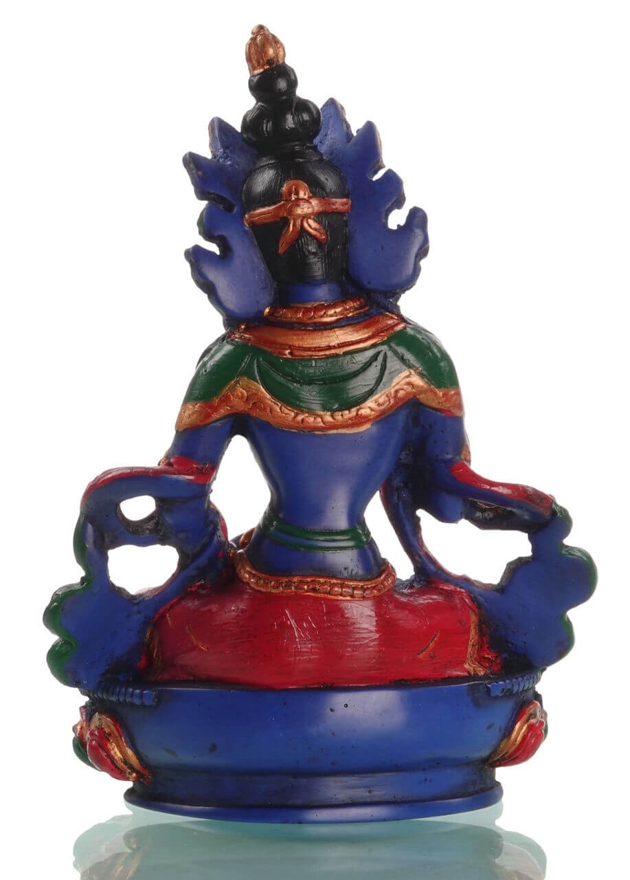 Tibetan buddhist and hindu statues Vajrasattva approx. 21 cm partly ...
