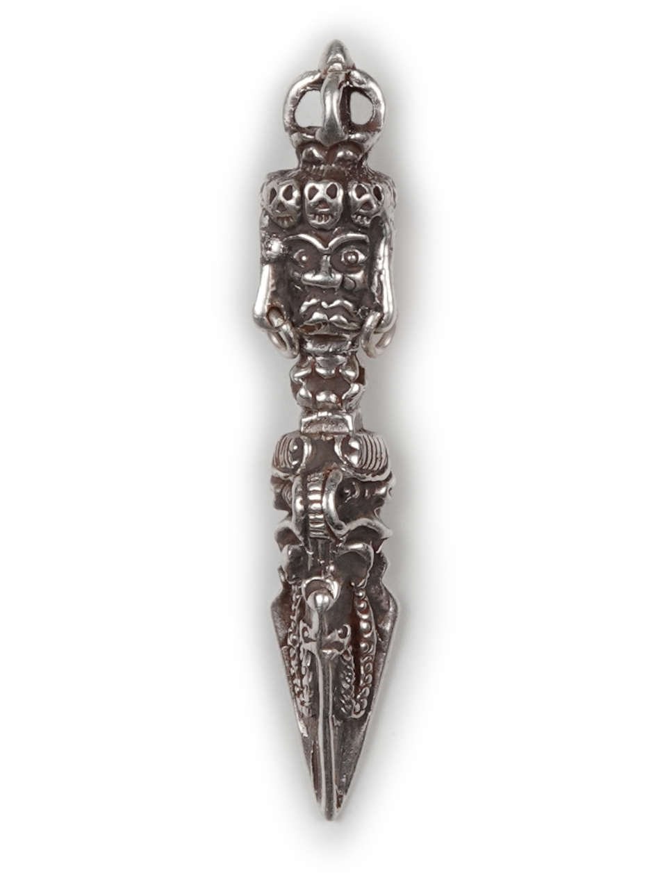 Silver Pendant Phurpa 32 mm