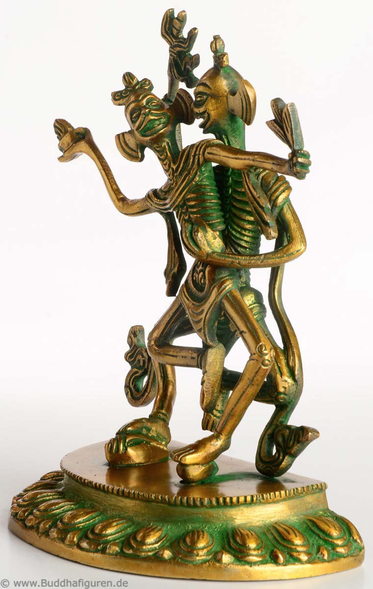 Tibetan buddhist and hindu statues