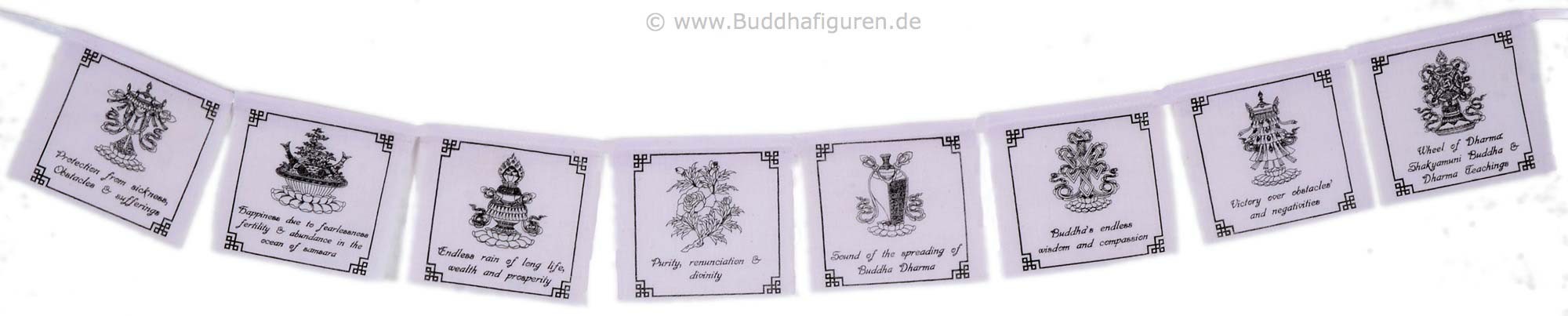 Prayer flag thin cotton