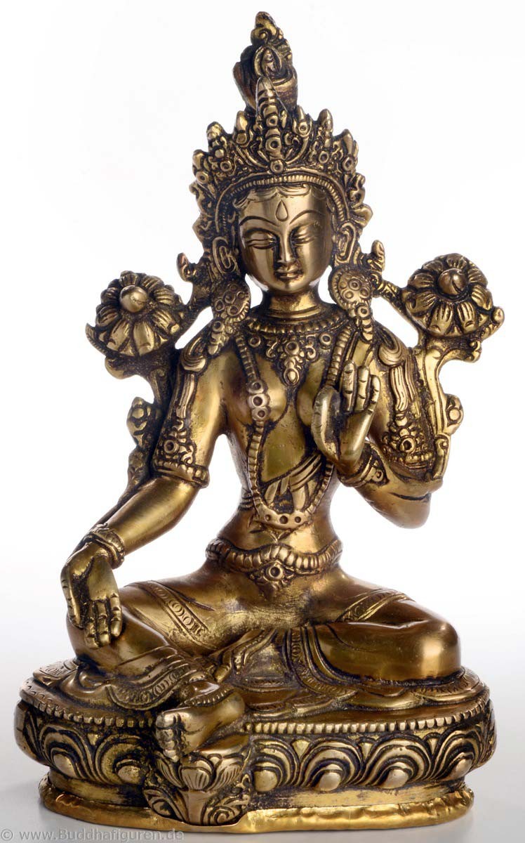 Green Tara Buddha statue