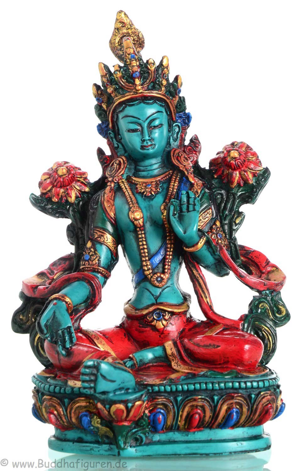 Green Tara Buddha statue