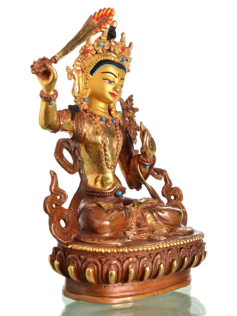 Tibetan buddhist and hindu statues Manjushri , Statues