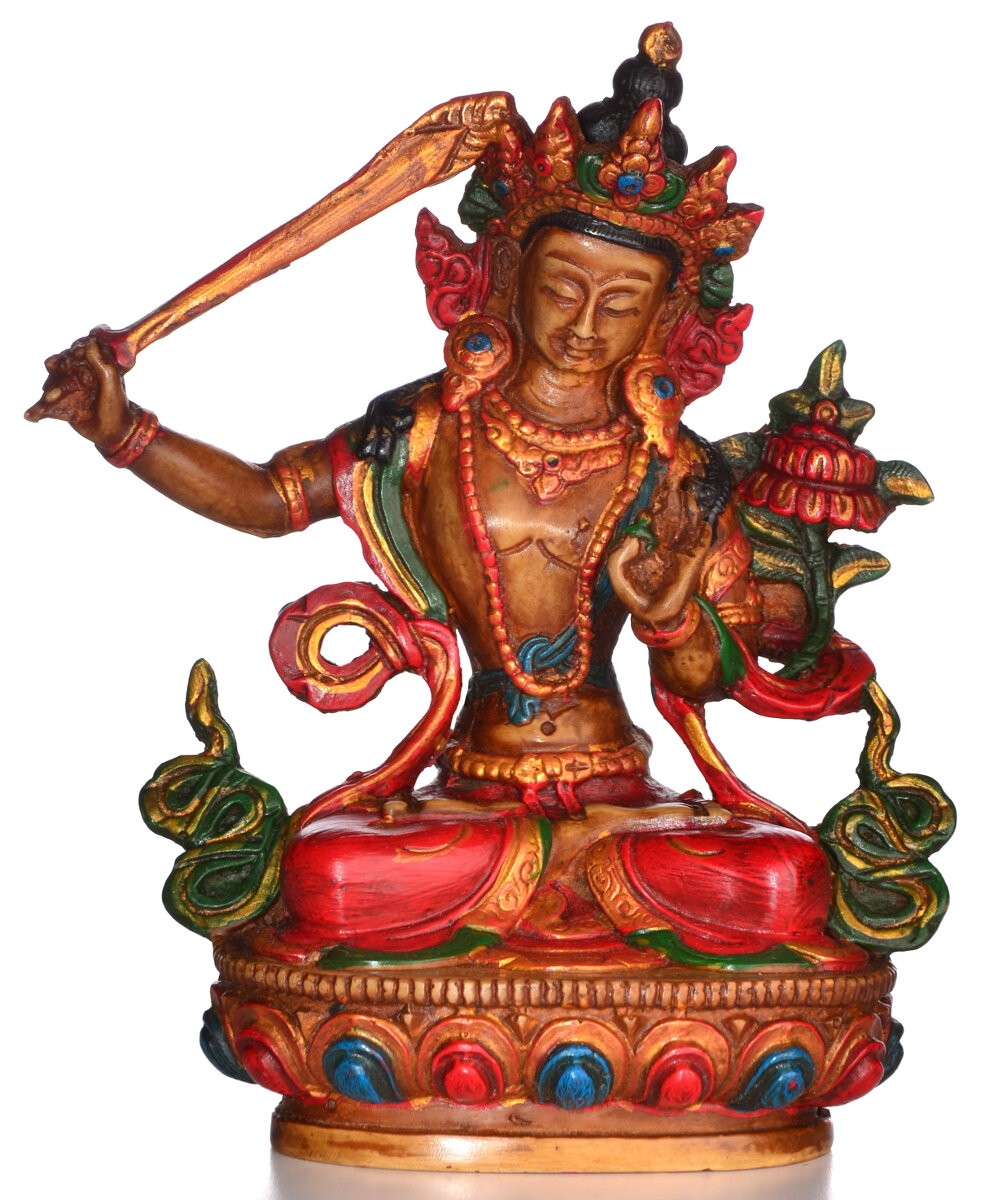 Tibetan buddhist and hindu statues Manjushri , Statues