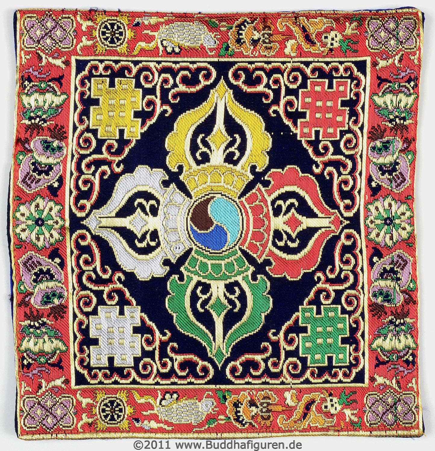 Altar Puja Table Cloth - 19 cm x 19 cm
