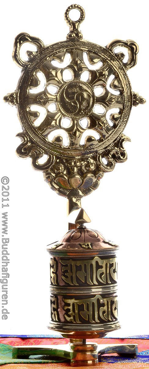 Table Prayer wheel Ashta Mangala - Ashtamangala - Tashi Tagey