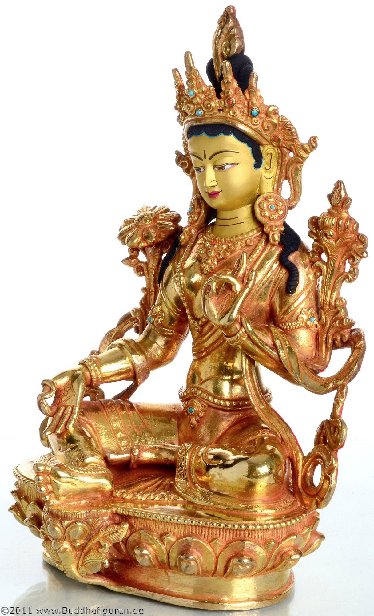 Tibetan buddhist and hindu statues Green Tara , Statuen