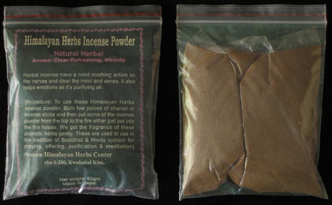 Herbal Incense Powder
