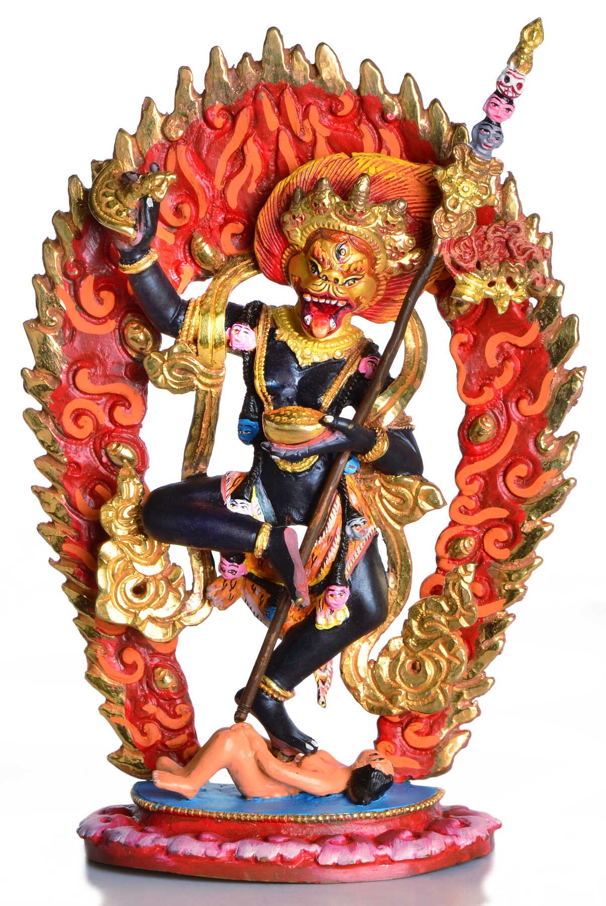 Tibetan buddhist and hindu statues Simhamukha ca. 15,5 cm ...