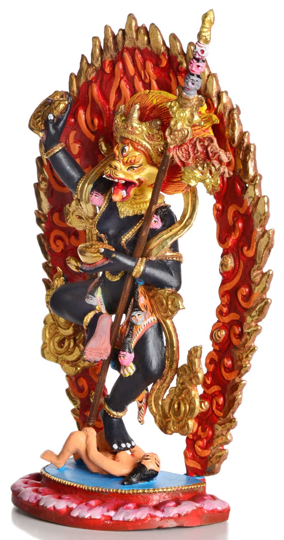 Tibetan buddhist and hindu statues Simhamukha ca. 15,5 cm ...