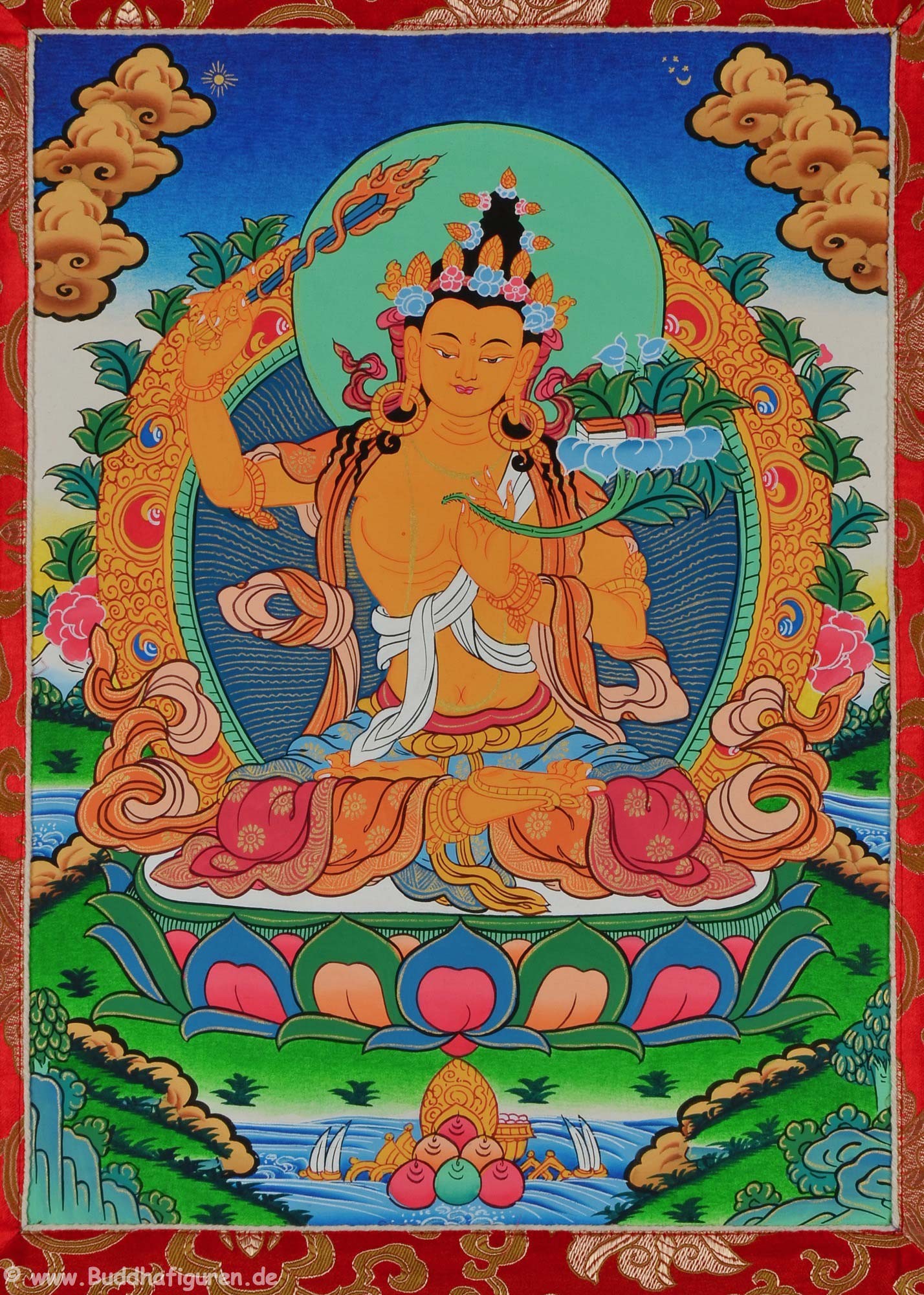 Tibetan buddhist and hindu statues Manjushri , Statues