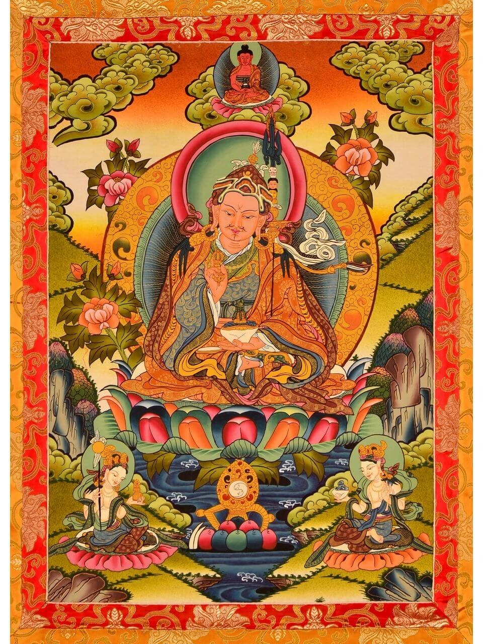 Tibetan buddhist and hindu statues Padmasambhava / Guru Rimpoche approx ...