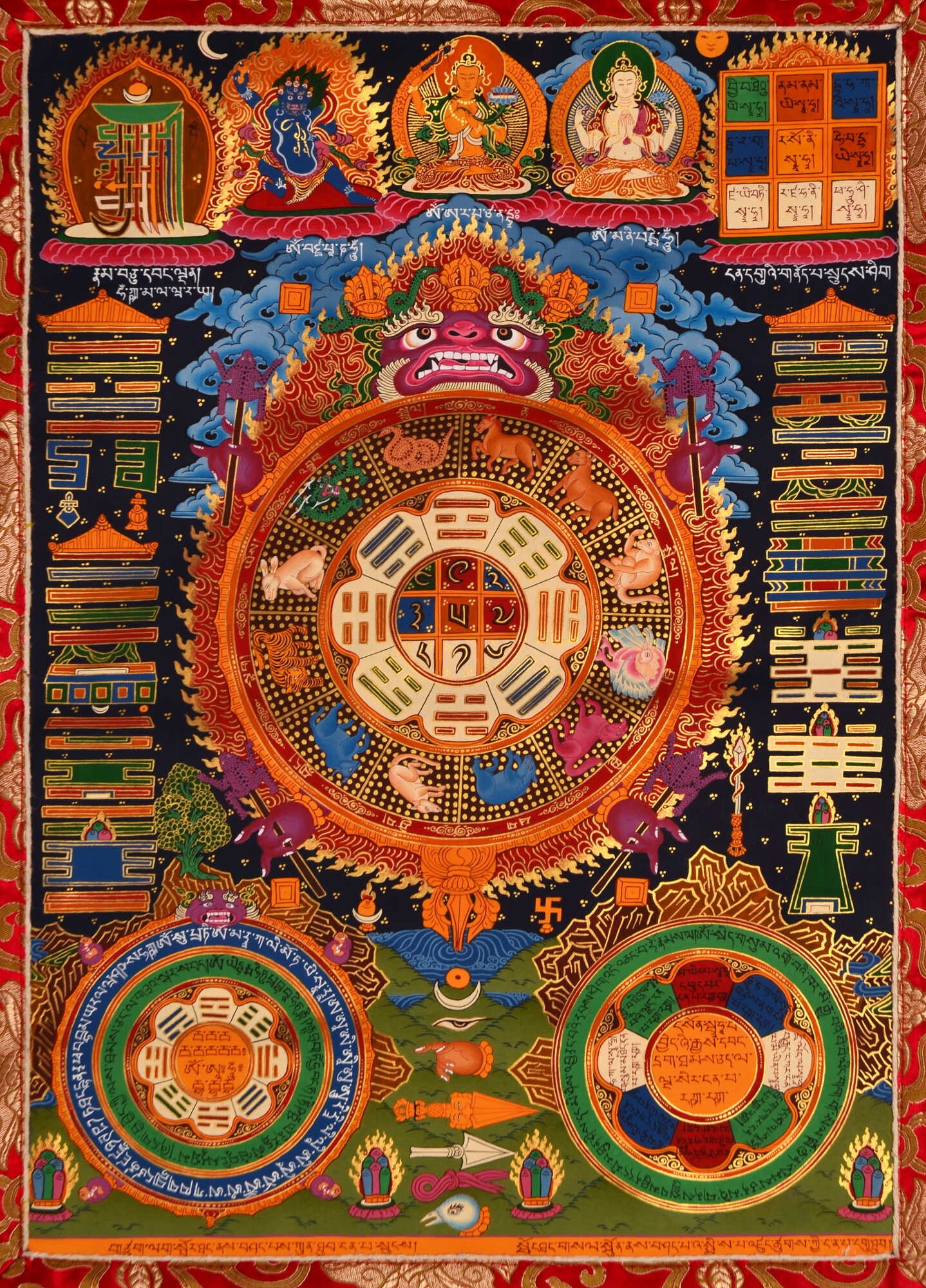 Thangka Medicine Buddha