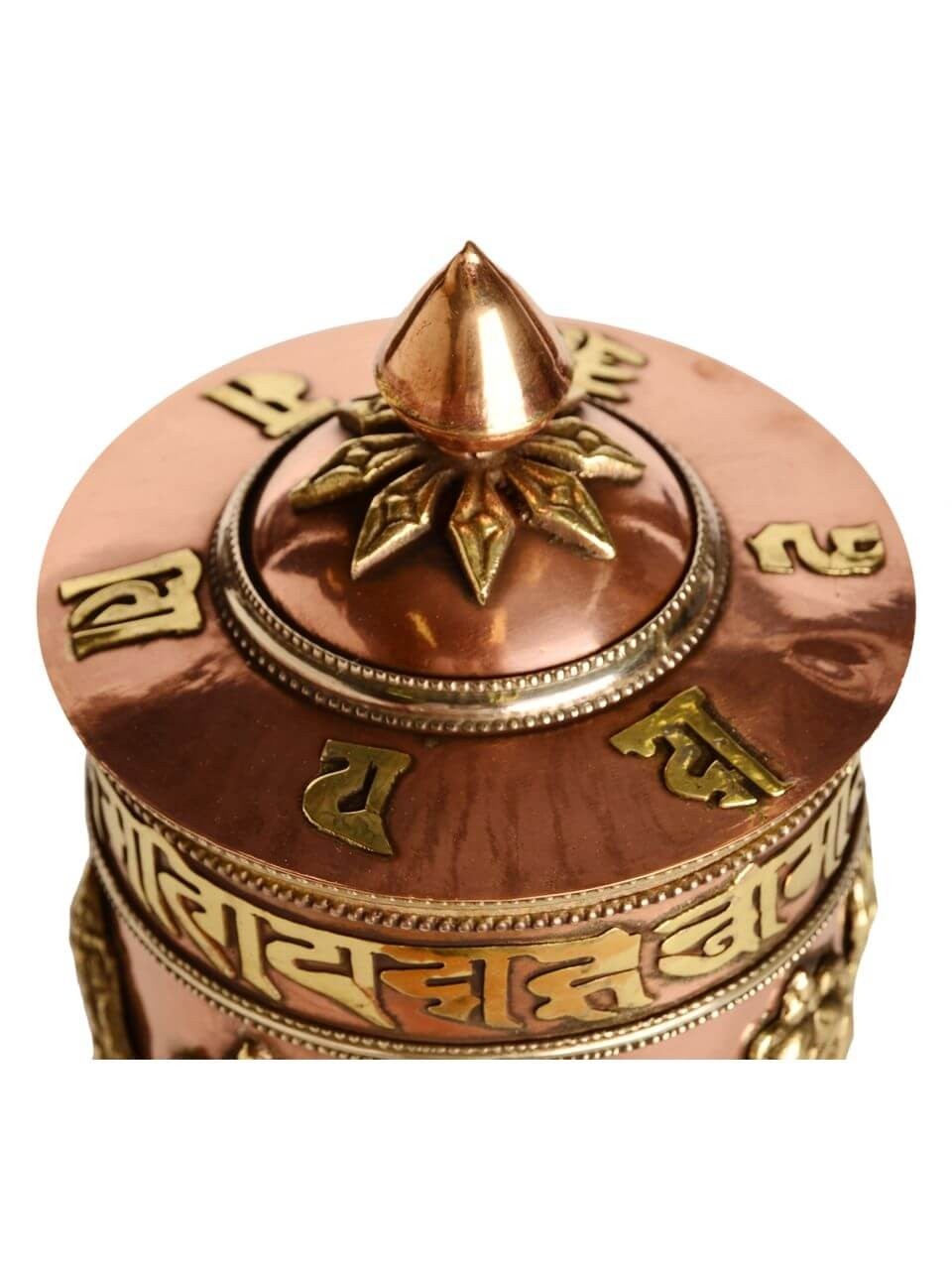 Wall Prayer wheel - Mani wheel copper