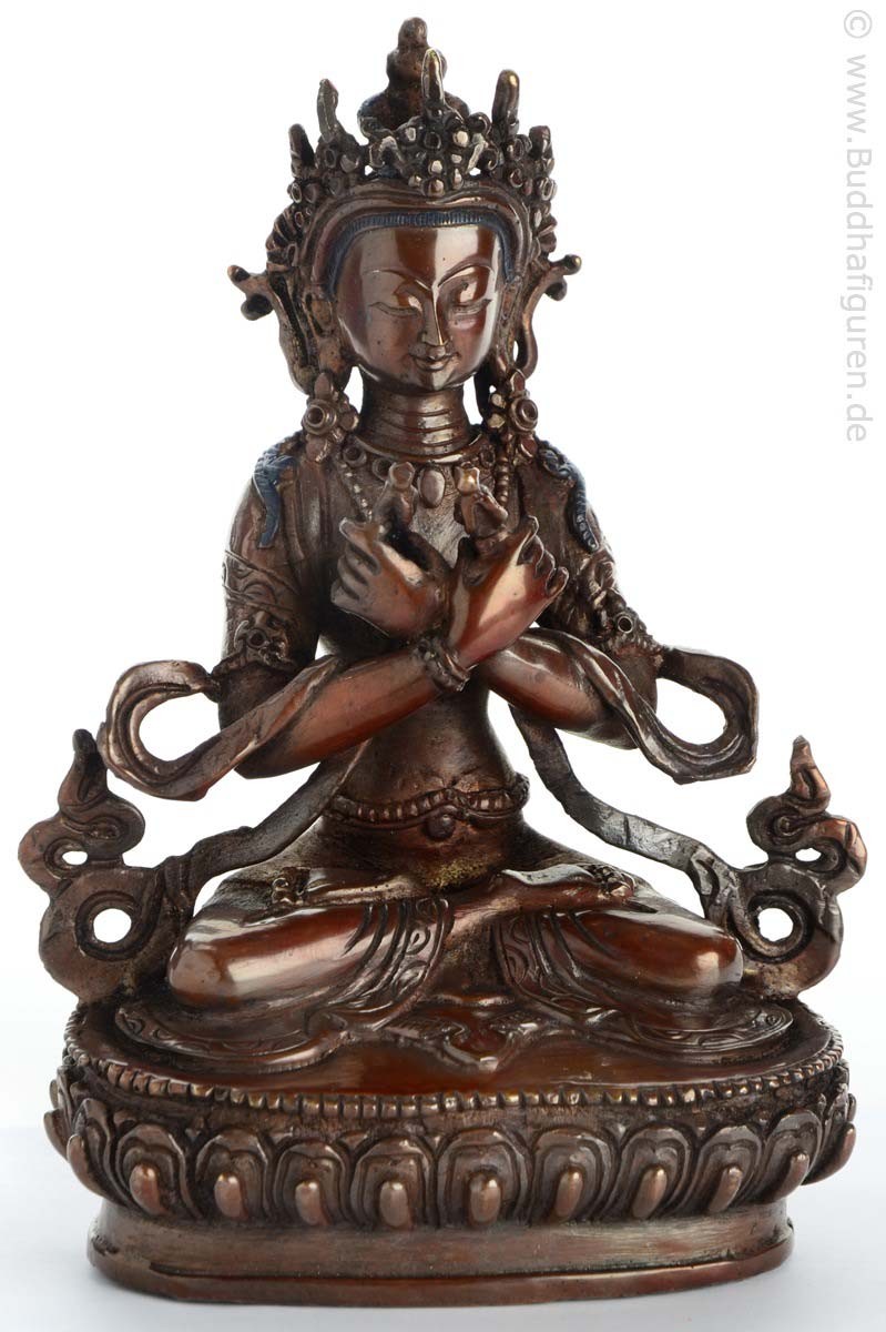 Tibetan buddhist and hindu statues Vajradhara approx. 20,5 cm partly ...